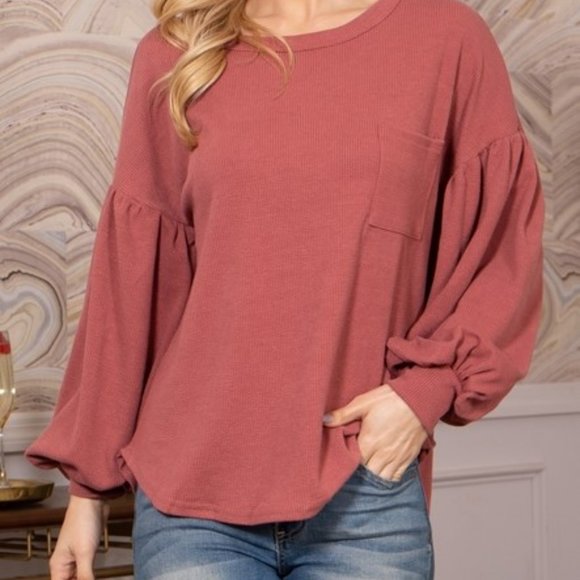 Sweaters | Buffy Da Puff Sleeve Shirt | Poshmark